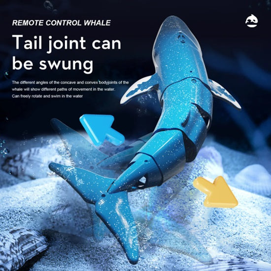 Mini RC Water Spraying and Diving Whale for pool use – Helicopter Smartfly