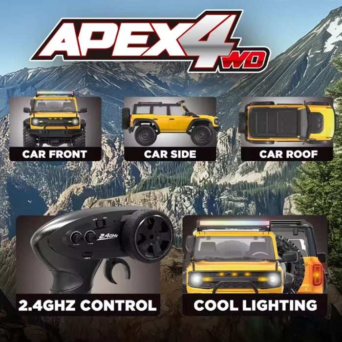 HB-R1601 R1602 Ford Bronco RC Crawler 10km/h 4WD 2.4G 10km/h ...