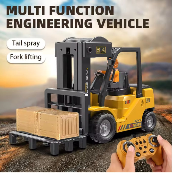 1/24 scale RC Mini Forklift 10 channel with lights, sound & smoke ...