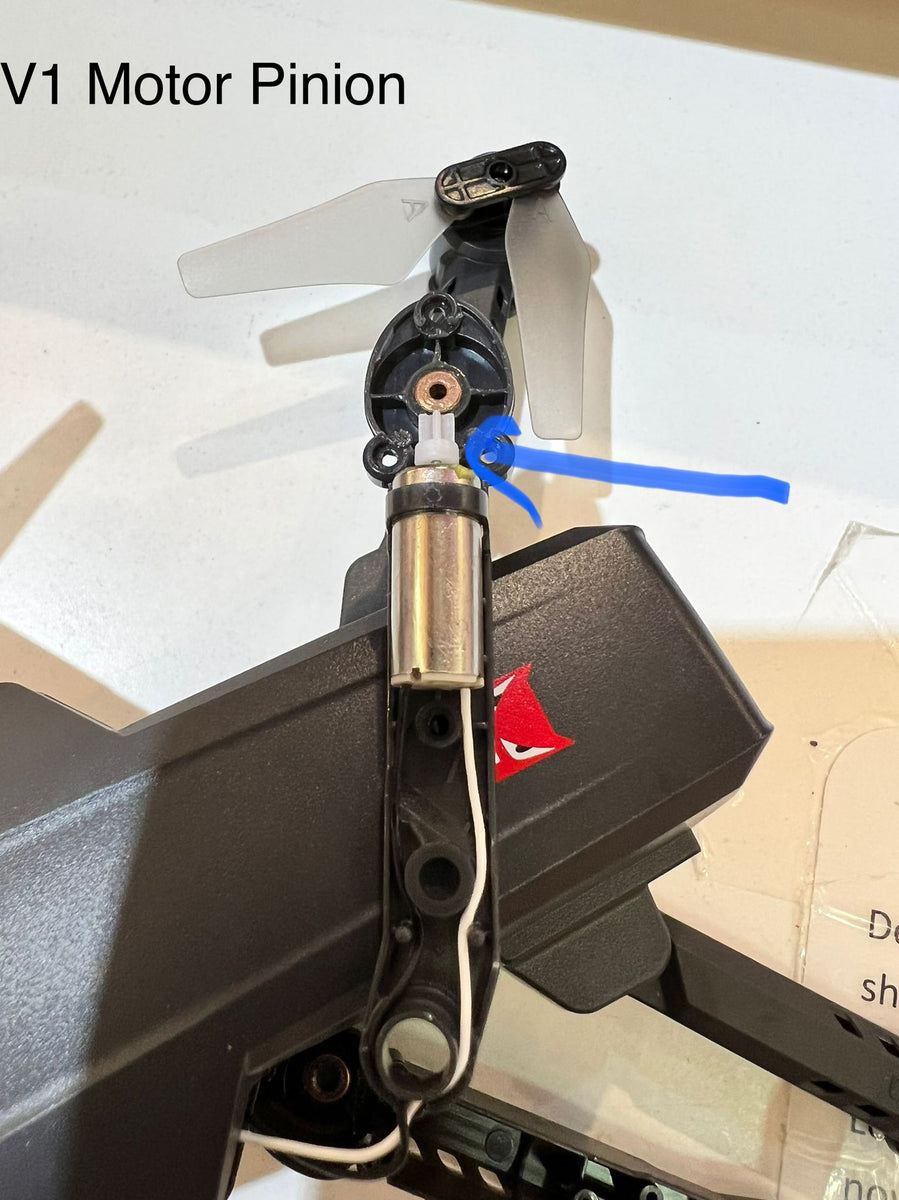 MJX V1 motor pinion – Helicopter Smartfly